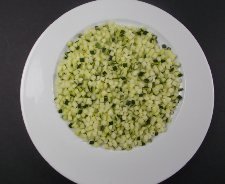 IQF Courgette Diced 6mm – Foodnet